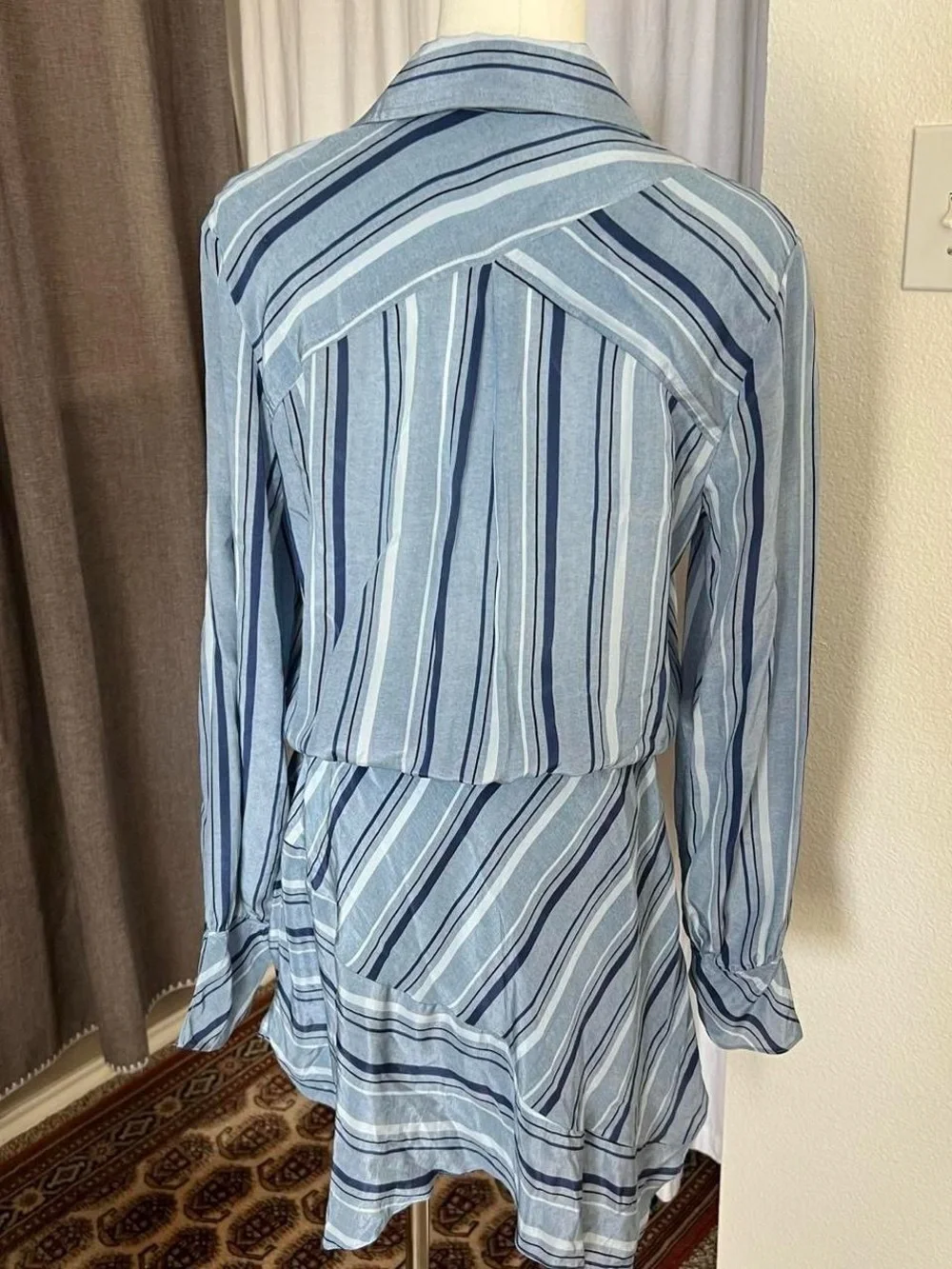 Ramy Brook | Dresses | Ramy Brook Blue Silk Brandi Dress | Poshmark